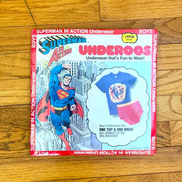 Vintage | Matching Sets | Rare Vintage 8s Superman Underoos | Poshmark